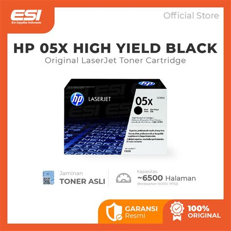 Jual Hp X High Yield Black Original Laserjet Toner Cartridge Ce Shopee Indonesia