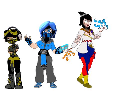 Smg4 Mortal Kombat Girls Rglitchproductions