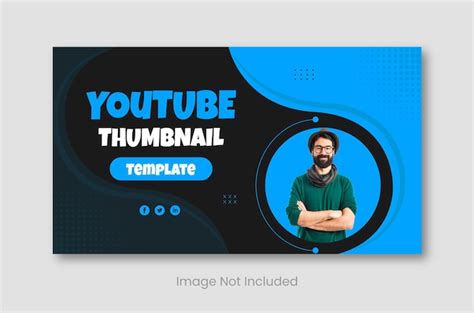 Premium Vector Youtube Thumbnail Modern Customizable Design Template