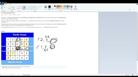 Leetcode 417 Pacific Atlantic Water Flow Python Youtube