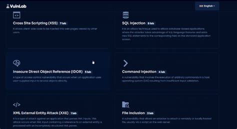 Vulnlab Web Vulnerability Lab Project
