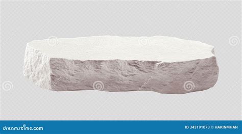 Selective Focussandstone Top Product Display Platform Stock Image