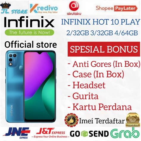 Jual Infinix Hot Play Gb Gb Gb Garansi Resmi Infinix Shopee Indonesia