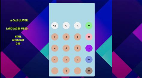 Github Katilo Ca Calculator This Is A Simple Calculator Developed Using Using Html