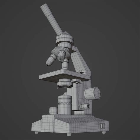Microscope 3d By 3dmodelingcorp