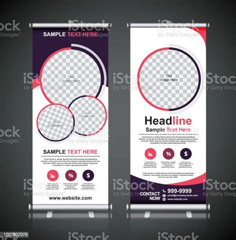 배너 디자인 템플릿 추상적 인 배경 디자인을 끌어 당기기 X 배너 사각형 크기를 롤업합니다 0명에 대한 스톡 벡터 아트 및 기타 이미지 Istock