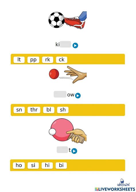 Spelling Online Exercise For Year 1 Live Worksheets