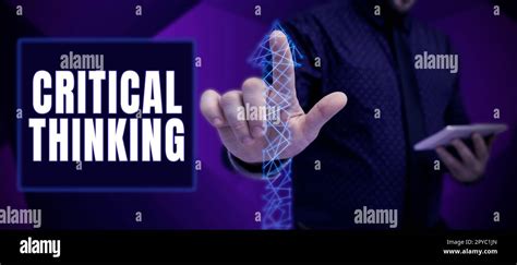 Handwriting Text Critical Thinking Concept Meaning Sequence Of Stages