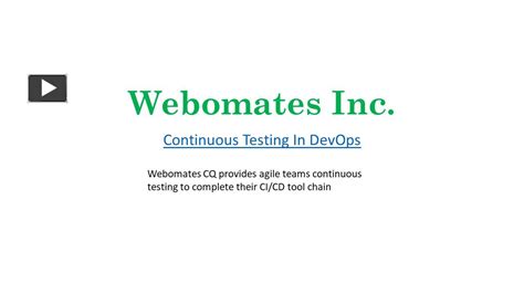 Ppt Continuous Testing In Devops Powerpoint Presentation Free To Download Id 96757a Zmm3o