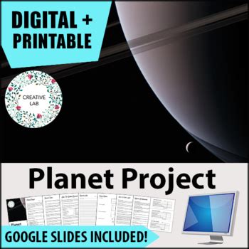 Planet Research Project PBL STEM By Creative Lab TpT