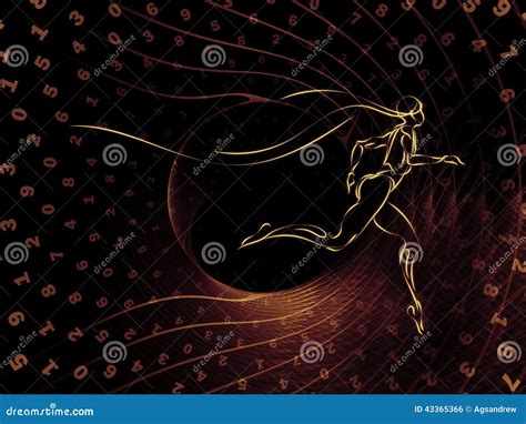 Unfolding Of Geometry Stock Illustration Illustration Of Arithmetic