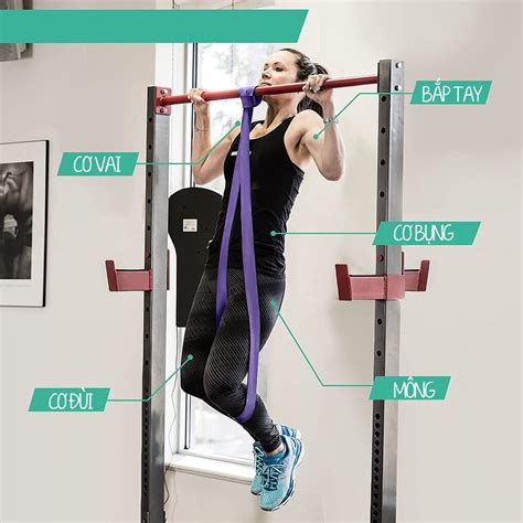 Dây Kháng Lực Tập Gym Power Band Dây Miniband đàn Hồi Cao Su Tập Tay