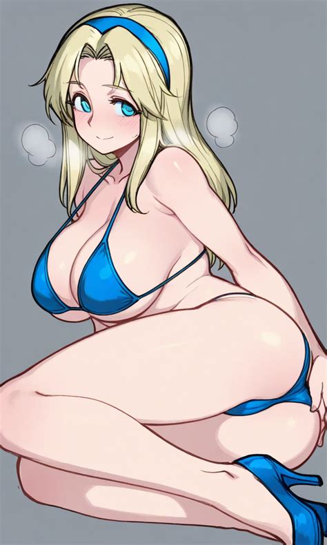 Rule 34 1girls Ai Generated Big Breasts Bikini Blonde Hair Blue Eyes Female Female Focus