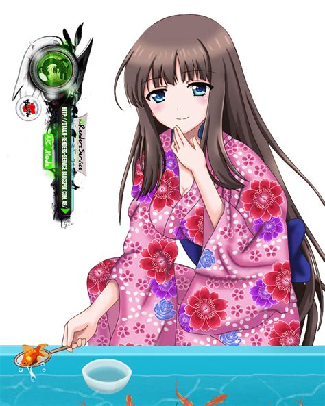 Accel World Fuuko Kurasaki Matsuri Yukata Render Ors Anime Renders