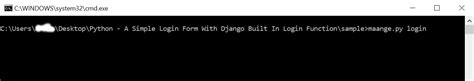 Python A Simple Login Form With Django Build In Login Function Sourcecodester