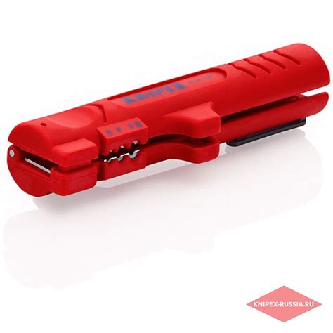 Инструмент для снятия оболочки с плоского и круглого кабеля KNIPEX KN ...