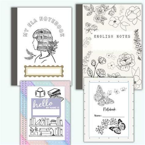 Notebook Covers For Ela Teachers By Instaprint Teacher Tpt