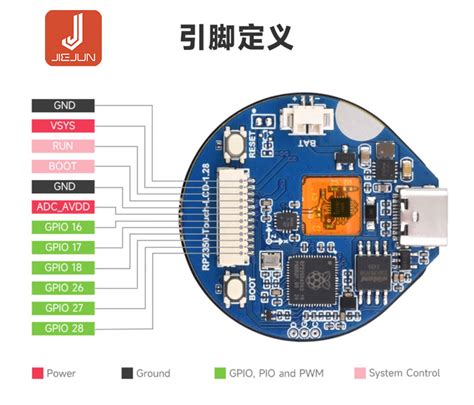 Raspberry Pi Rp2350 Dual สถาปัตยกรรม Microcontroller เมนบอร์ด 128 Lcd