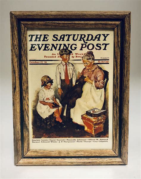 Norman Rockwell The Saturday Evening Post 1979 Litho Usa Norman