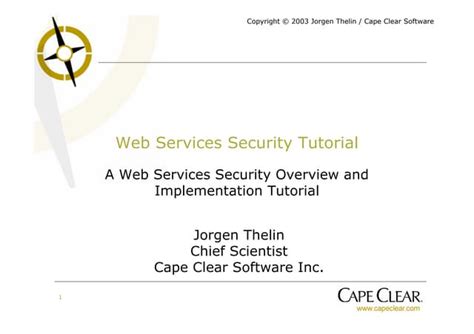 Web Services Security Tutorial Pdf