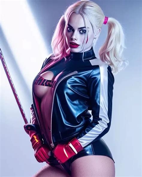 Harley Quinn Sexy Latex Hot Margot Robbie Large A3 Poster Plus Free