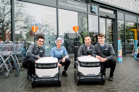 Co Op Rolls Out Robot Food Delivery Service To Cambridge