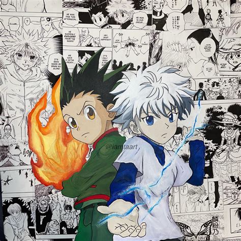 The Best 9 Killua And Gon Manga Panels