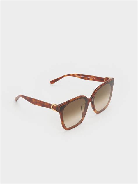 Lunettes De Soleil Papillon Oversize à écailles Gabine écaille