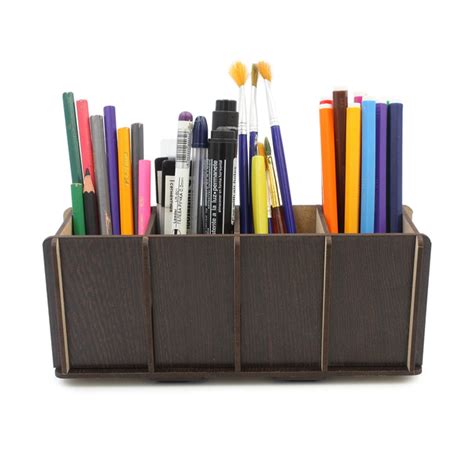 Олівниця підставка для канцелярії олівців ручок фломастерів та пензлів «xs лхдф на 4