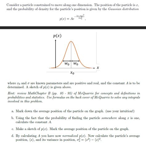 Consider A Particle Constrained To Move Along One Chegg