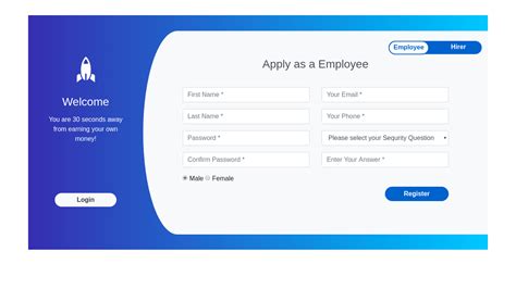bootstrap responsive design registration form form design web login