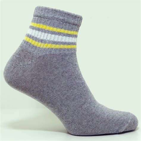 Носки женские с принтом “Полоска” Белый – Веселые носки – funsox.com.ua