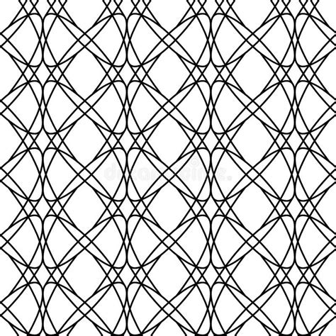 Curve Line Pattern Seamless On The White Background Editorial Photography Illustration Of