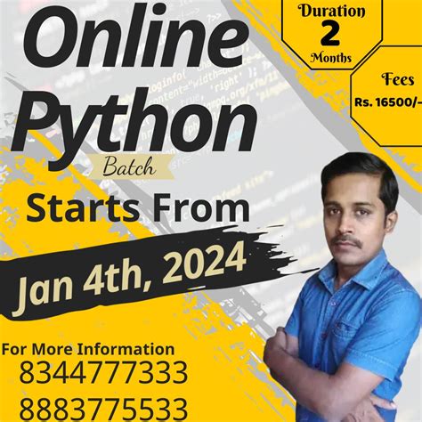 Payilagam On Linkedin Introducing Our Exclusive Python Courseenroll Now And Save The Date