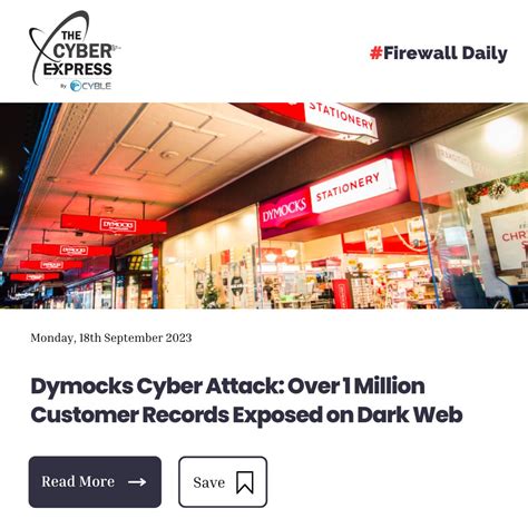 The Cyber Express On Linkedin Dymocks Cyberattack Darkweb