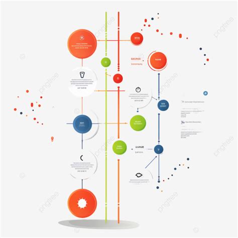 Color Timeline Infographic 2 Process Infographic Information Modern Industry PNG Transparent