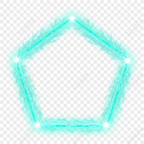 번개 효과 테두리 오각형추상화번쩍이다조명 효과 Png 일러스트 무료 다운로드 Lovepik