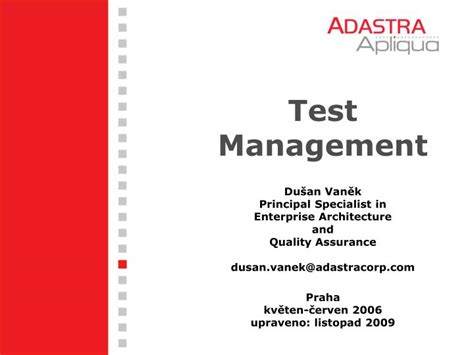 PPT Test Management PowerPoint Presentation Free Download ID 5721157