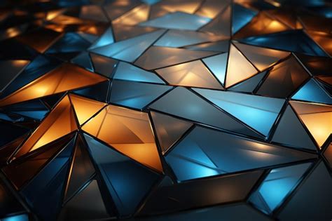 Premium Vector Polygon Abstract Polygonal Geometric Triangle Multicolored