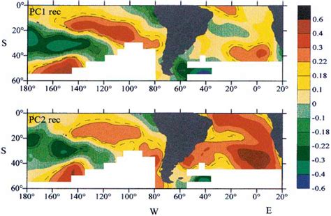 Spatial Correlation Patterns Estimated During The Interval 1857 1989 Download Scientific