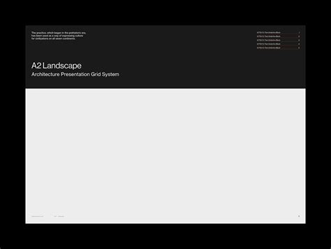 A2 Presentation Grid System For Indesign Behance