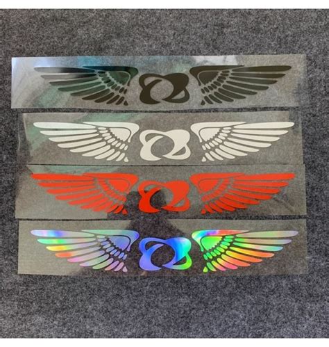 오토바이 맞춤 윙 스티커 Mbk 로고 장식 레이저 반사 방수기능기능 전사 술 Mbk 티몬