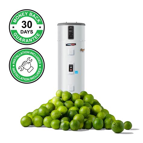 Bradford White Aerotherm Heat Pump Water Heater 50 Gallon Go Lime