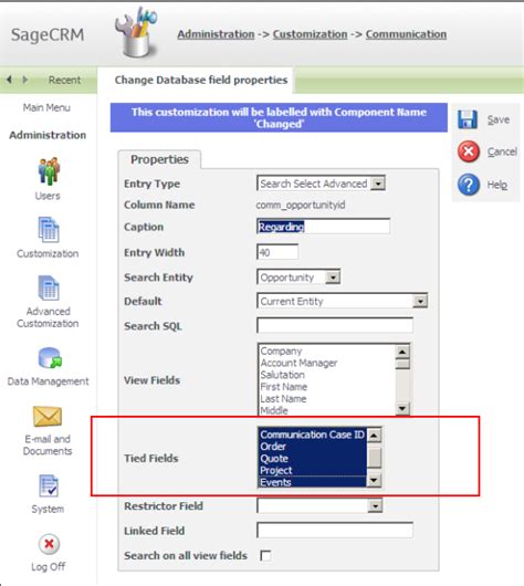 How To Include Custom Entities Into The Communication Regarding Field