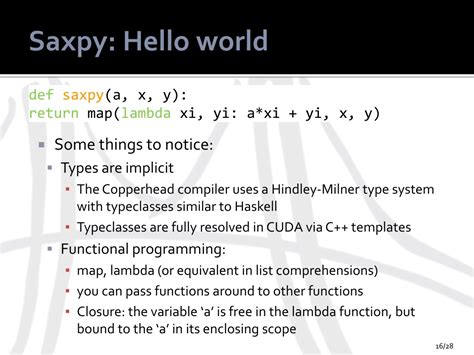 Ppt Copperhead A Python Like Data Parallel Language And Compiler