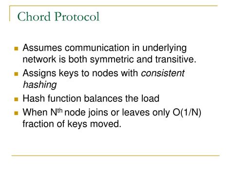Ppt Chord A Scalable Peer To Peer Lookup Service For Internet Applications Powerpoint