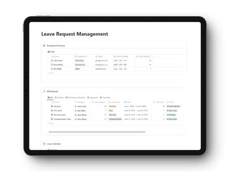 Leave Request Management