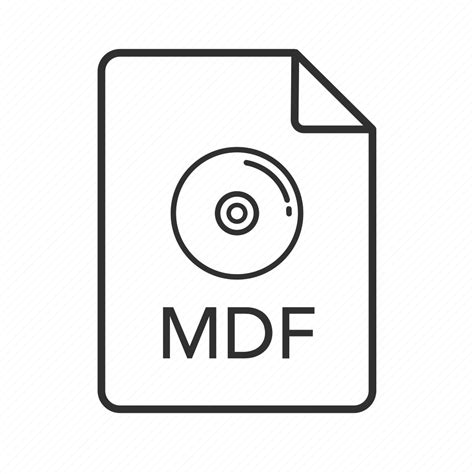 Mdf Mdf File Mdf Mdf File Mdf Icon Media Disc Image Media Disc Image File Icon