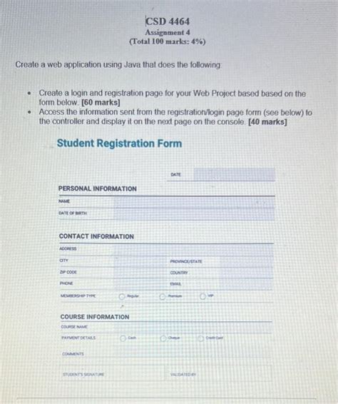 Solved Create A Web Application Using Java That Does The
