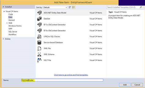 Entity Framework In MVC Part One